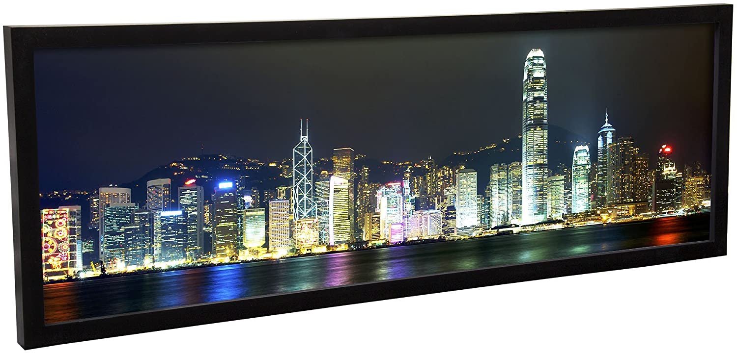 Neil Enterprises Inc. Classic Black 24" x 8" Panoramic Picture Frames ...