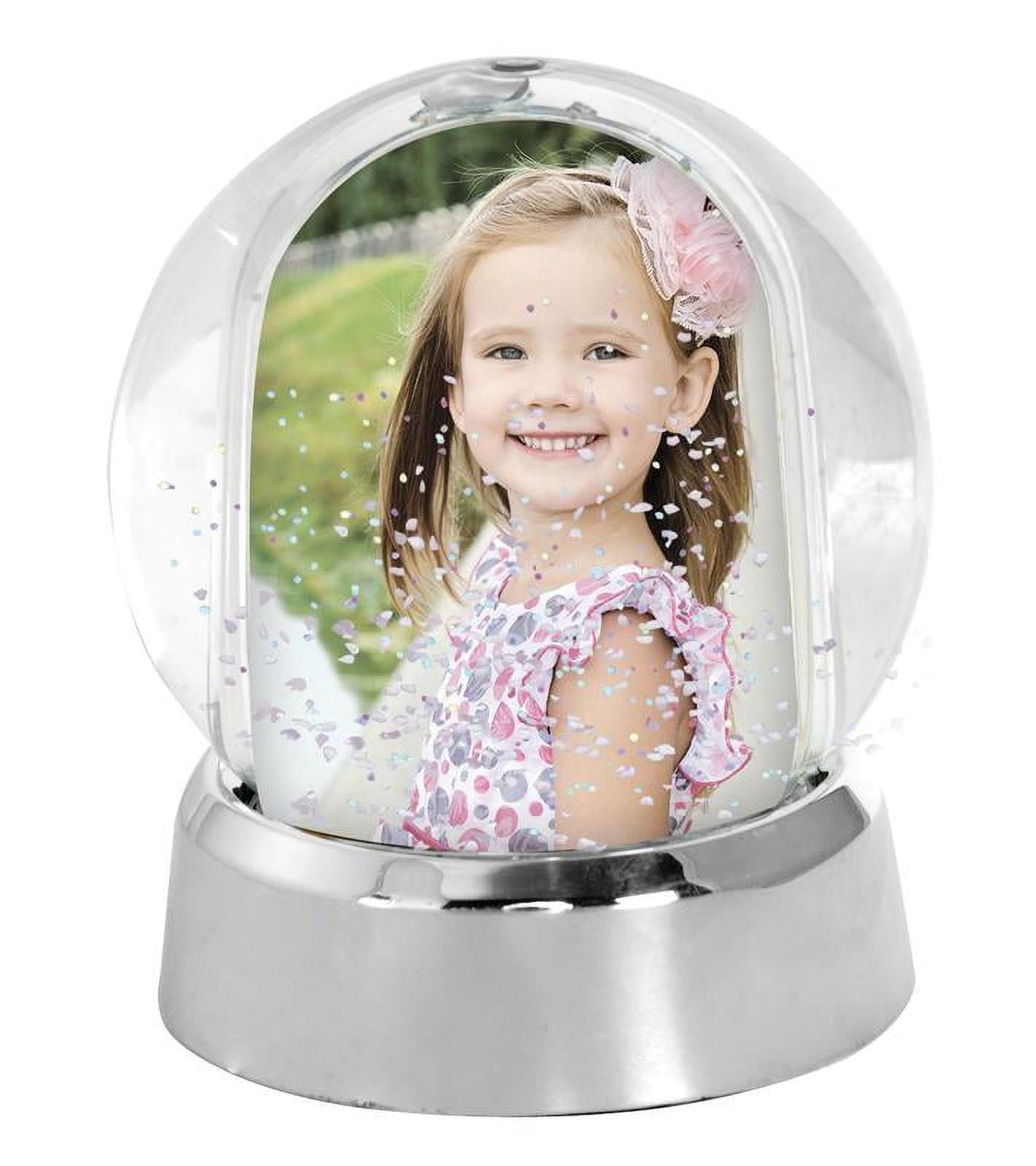 Neil Enterprises Inc Mini 1625 X 325 Photo Snow Globes With Silver Base Pack Of 36