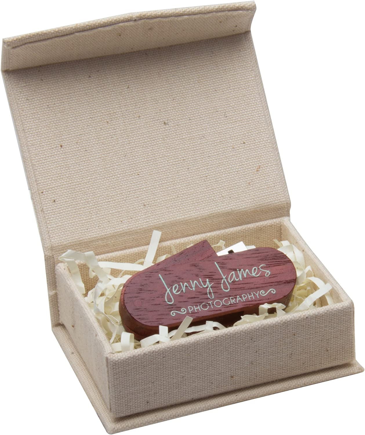 Neil Enterprises Inc. Small Linen Box for Flash Drive or Jewelry ...