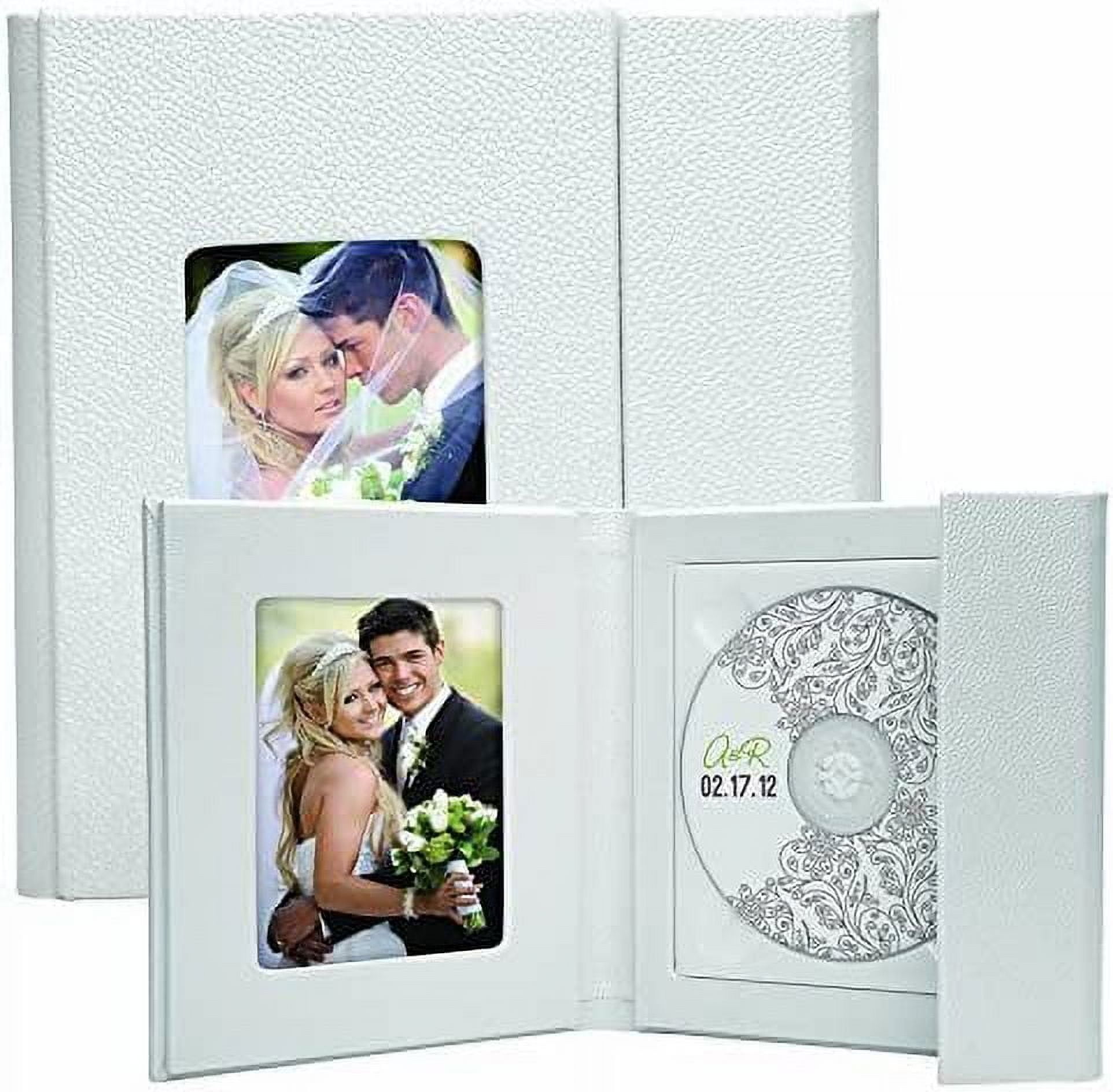 Neil Enterprises Inc. White Supreme Single CD/DVD Holder with Photo ...