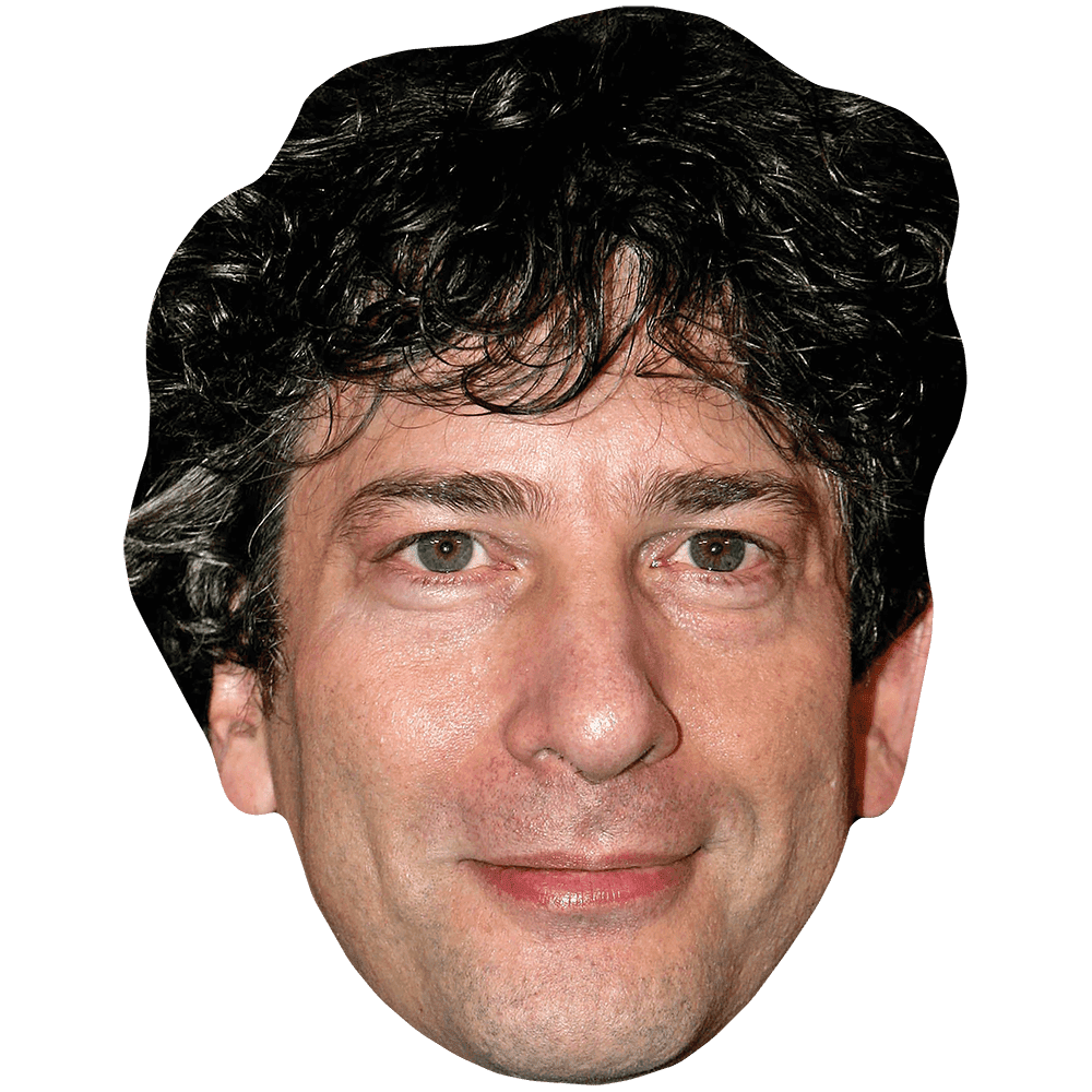 Neil Gaiman (Smile) Flat Cardboard Face - Walmart.com