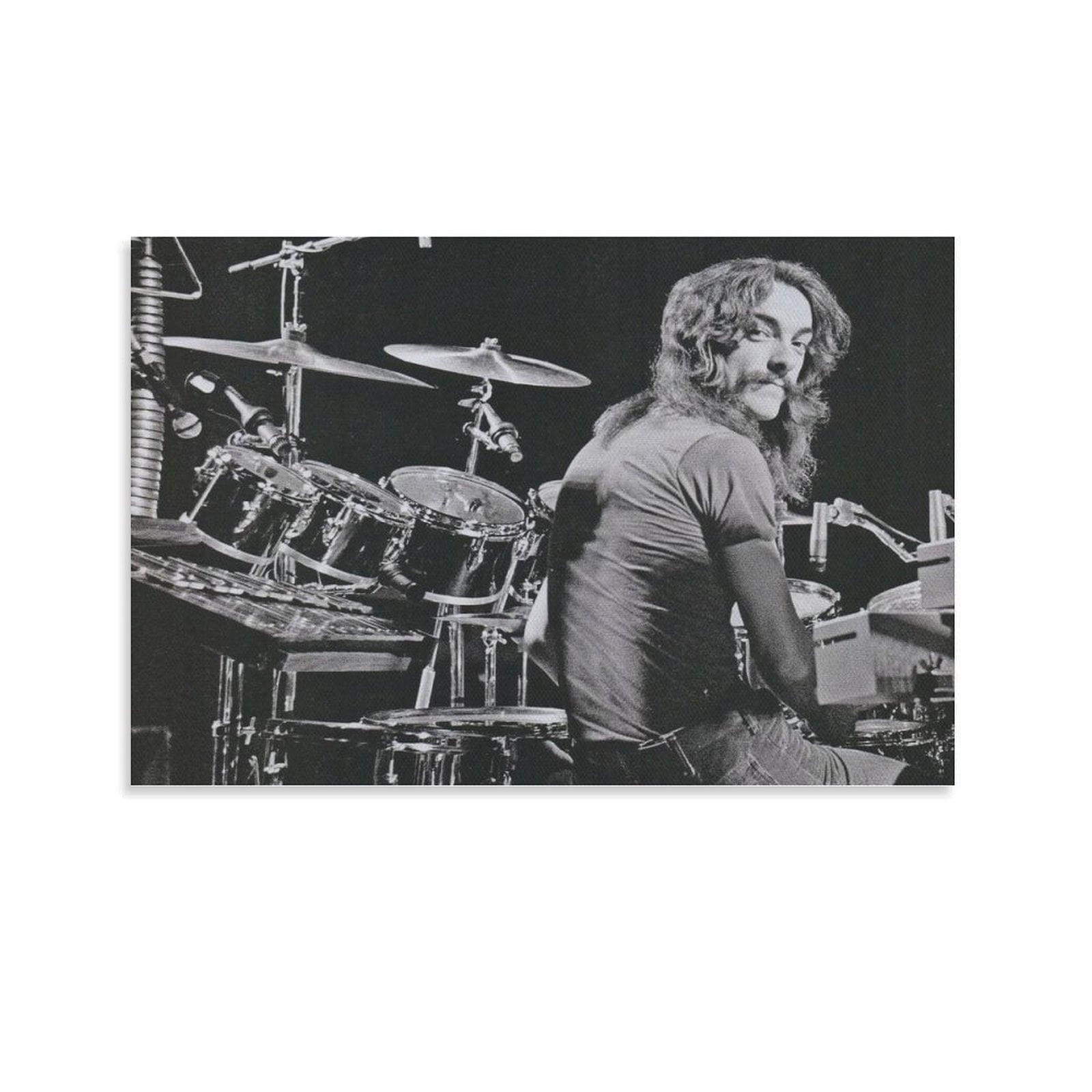 Neil Peart At The Kit Posters Art Print Wall Photo Paint Poster Hanging ...