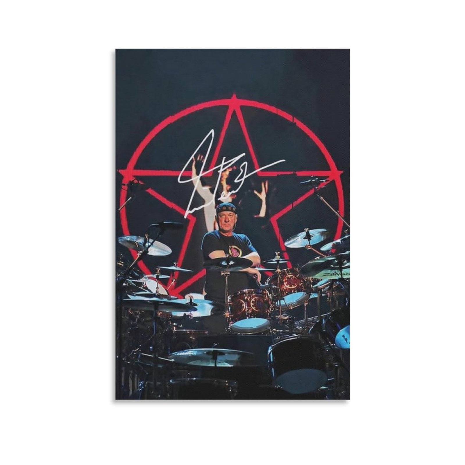 Neil Peart Canvas Poster Poster Cool Artworks Painting Wall Art Canvas ...