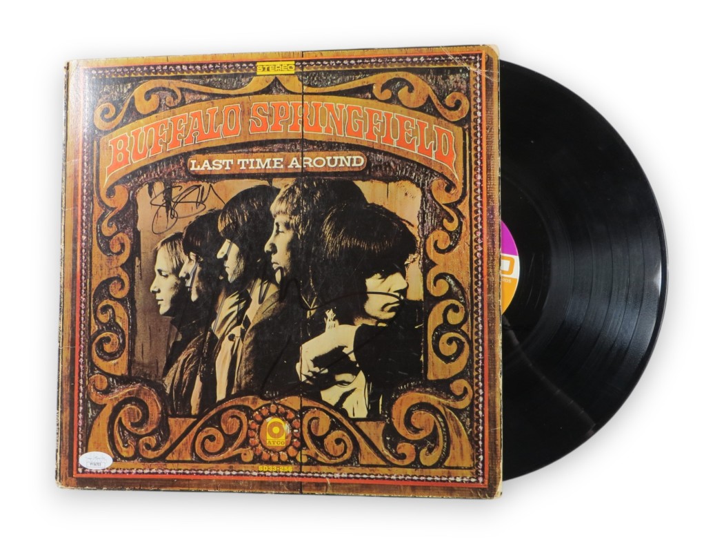Neil Young Stephen Stills Dual Autographed Album Cover Buffalo ...
