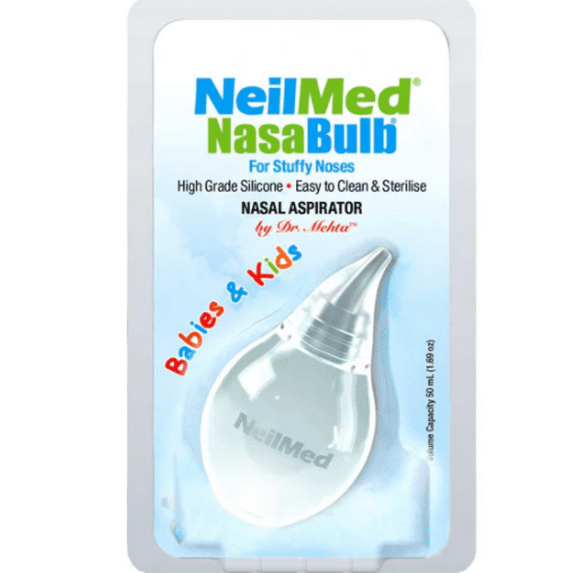 NeilMed Nasabulb Silicone Nasal Aspirator 1 pack, Infant to Young Child ...