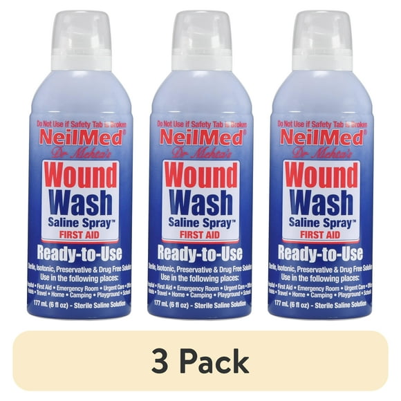 Saline Wound Wash in First Aid - Walmart.com