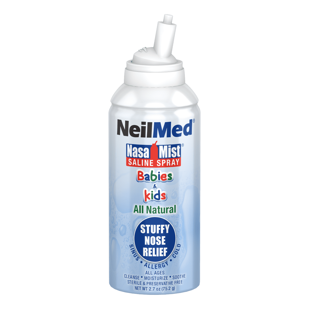Neilmed Pediamist Sterile Saline Nasal Spray for Kids 2.53 oz Relief ...