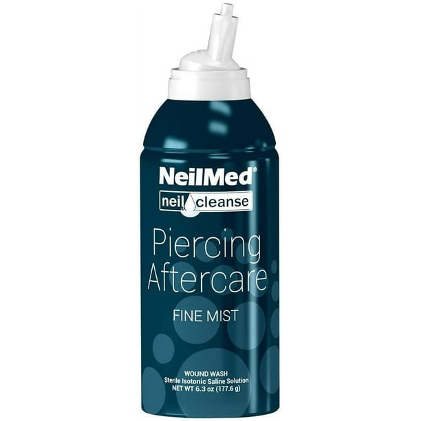 NeilMed Piercing Aftercare Gentle Fine Mist, 6 Oz - Walmart Business ...