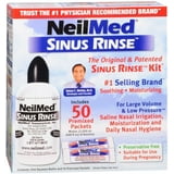 Neilmed Saline Nose Rinse Kit, All Natural Sinus Relief with Salt ...