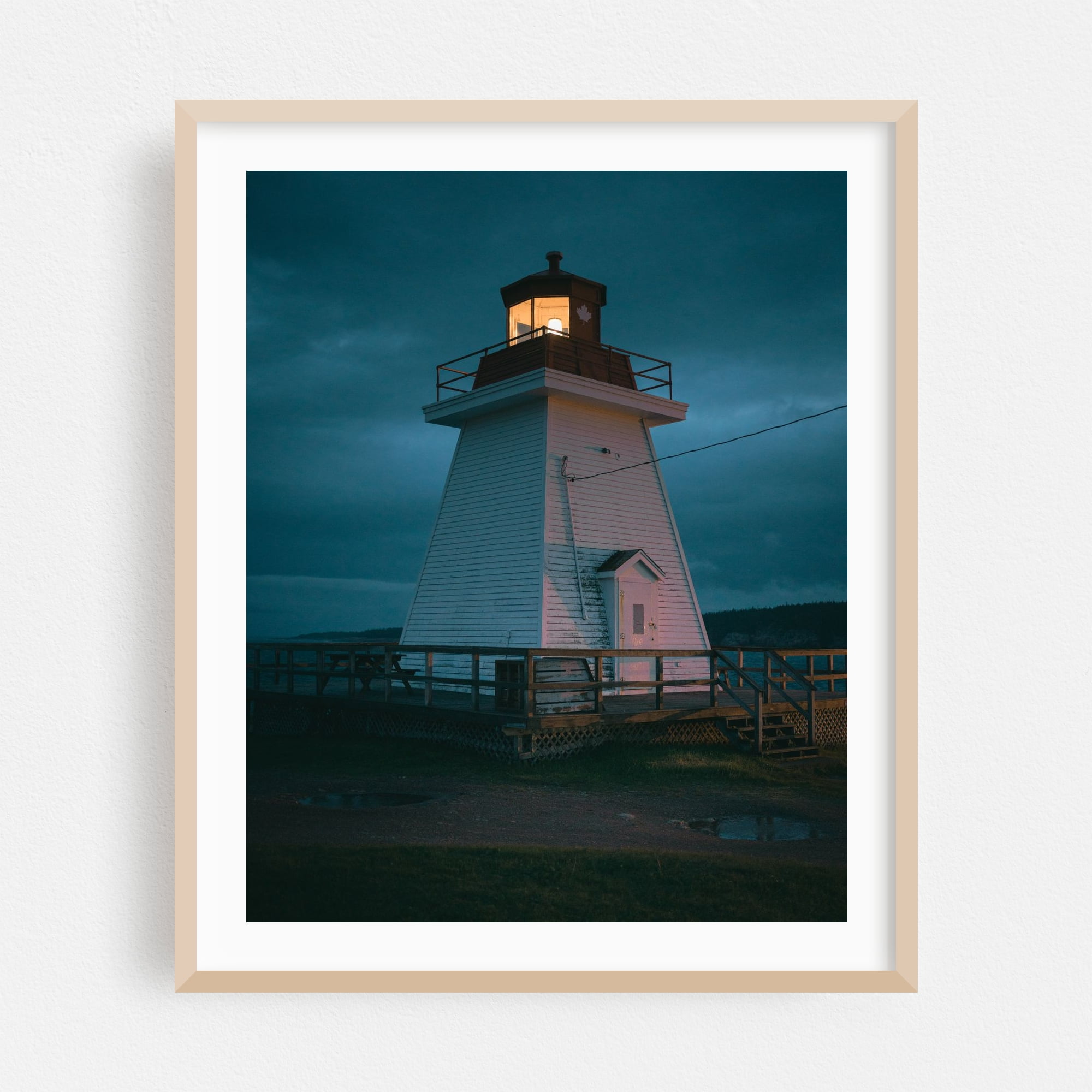 Neils Harbour Lighthouse - Neils Harbour Nova Scotia Canada Photography ...