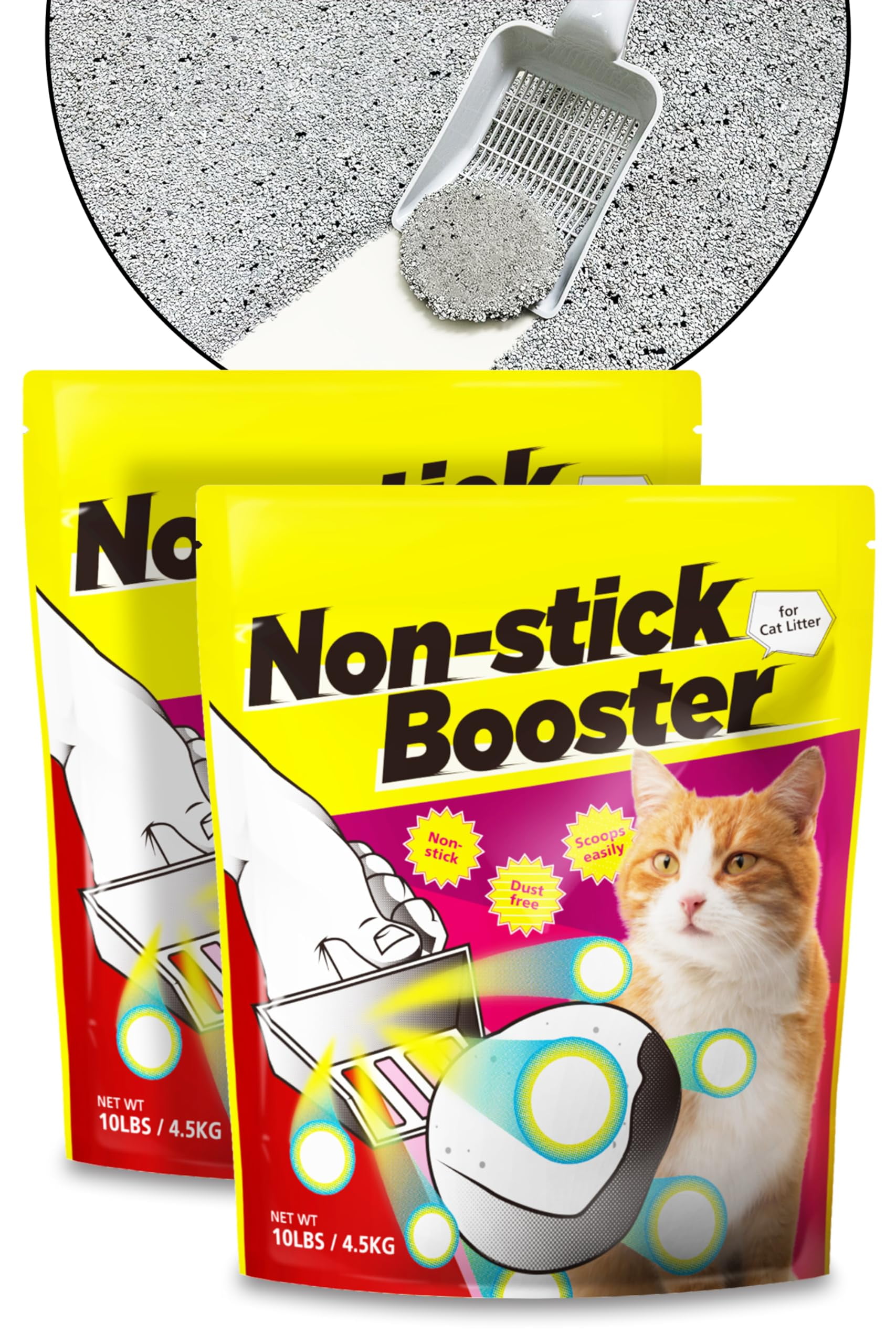 Neko Island Non-Stick Booster Clay Cat Litter Cat Litter Additive | Cat ...