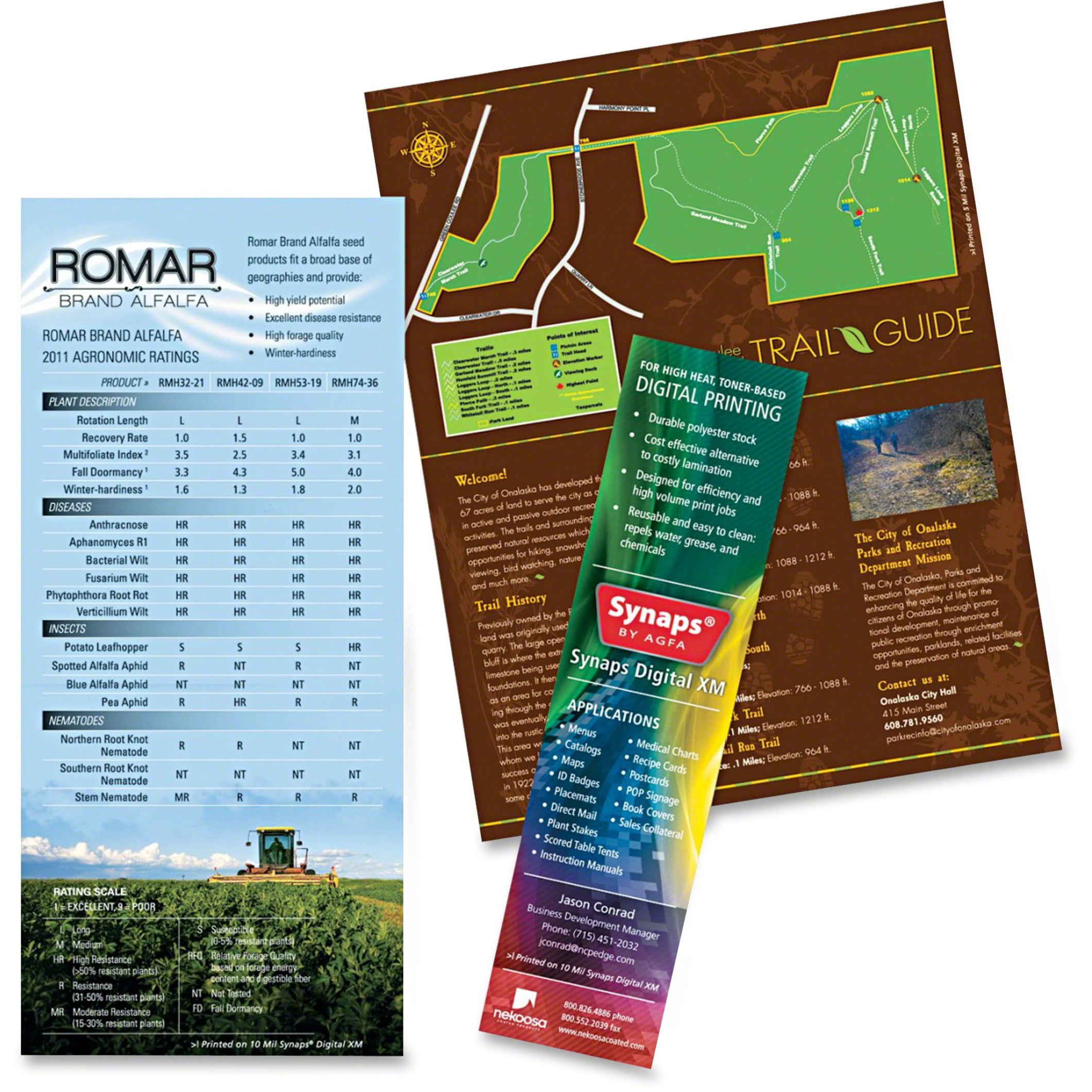 Nekoosa Synaps Digital XM Synthetic Paper, White - Walmart.com