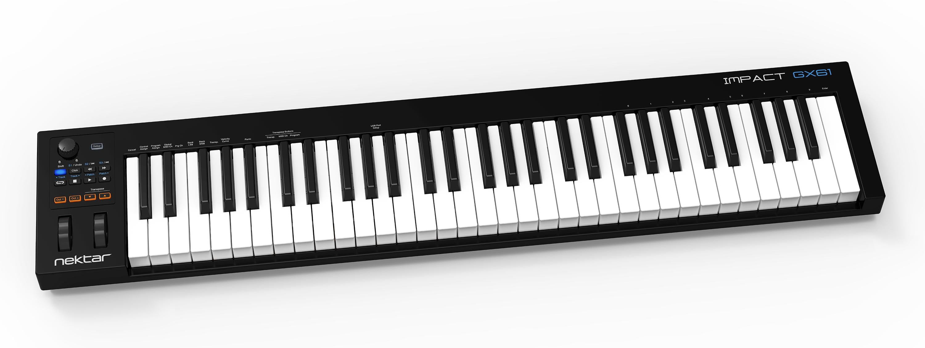 Nektar Impact GX61 MIDI Controller Keyboard - Walmart.com