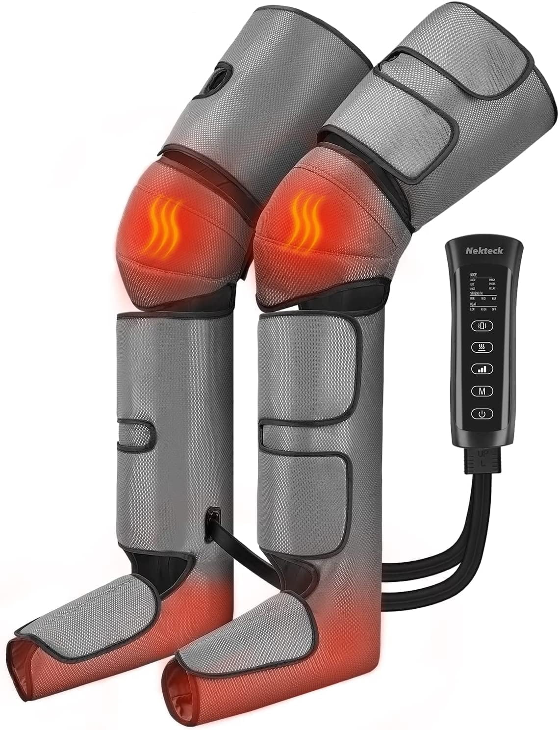 Nekteck Compression Air Calf Massaging Foot for Circulation & Pain ...