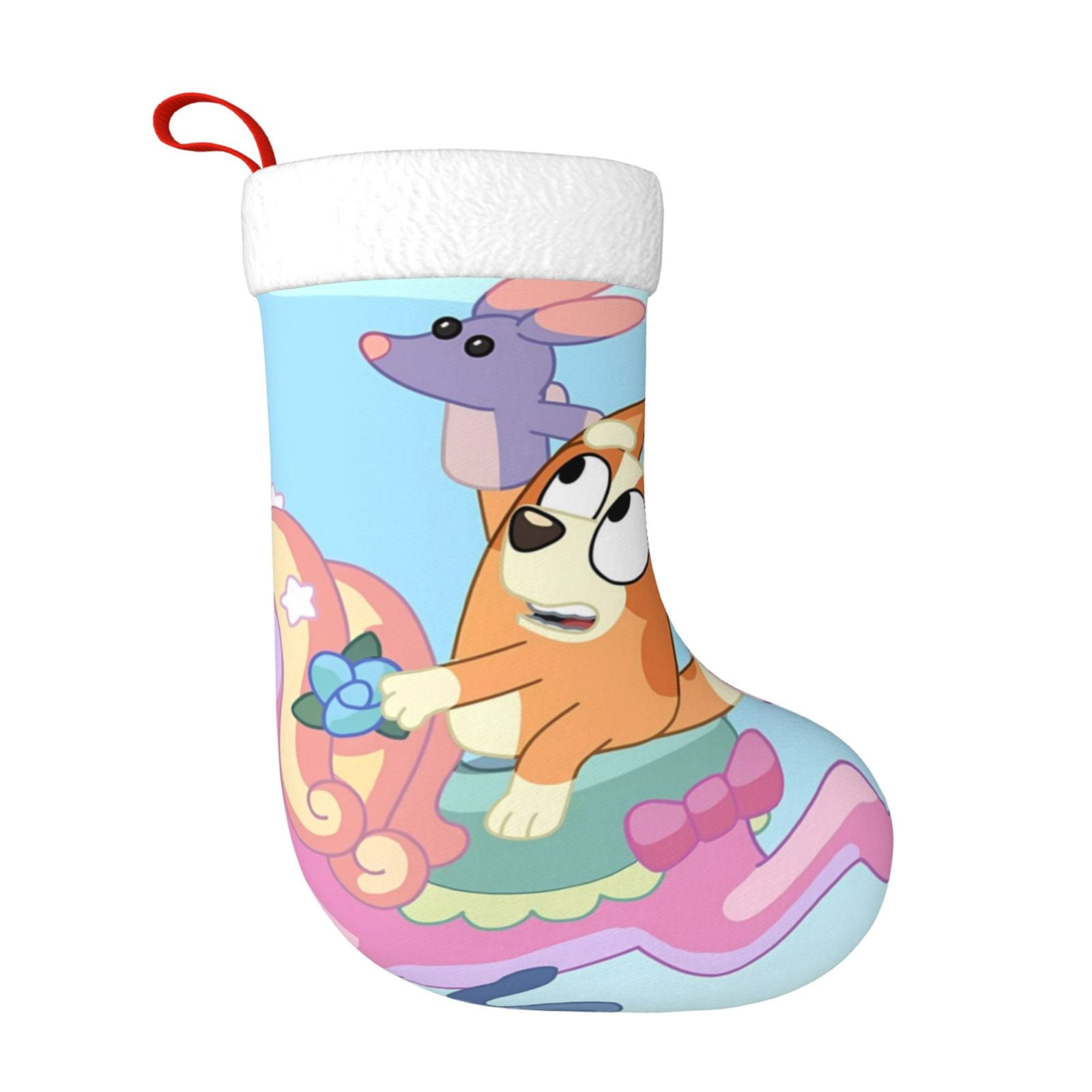 Nelaau Bluey for Christmas Decorative Stockings, 11x17.7 inches Indoor ...