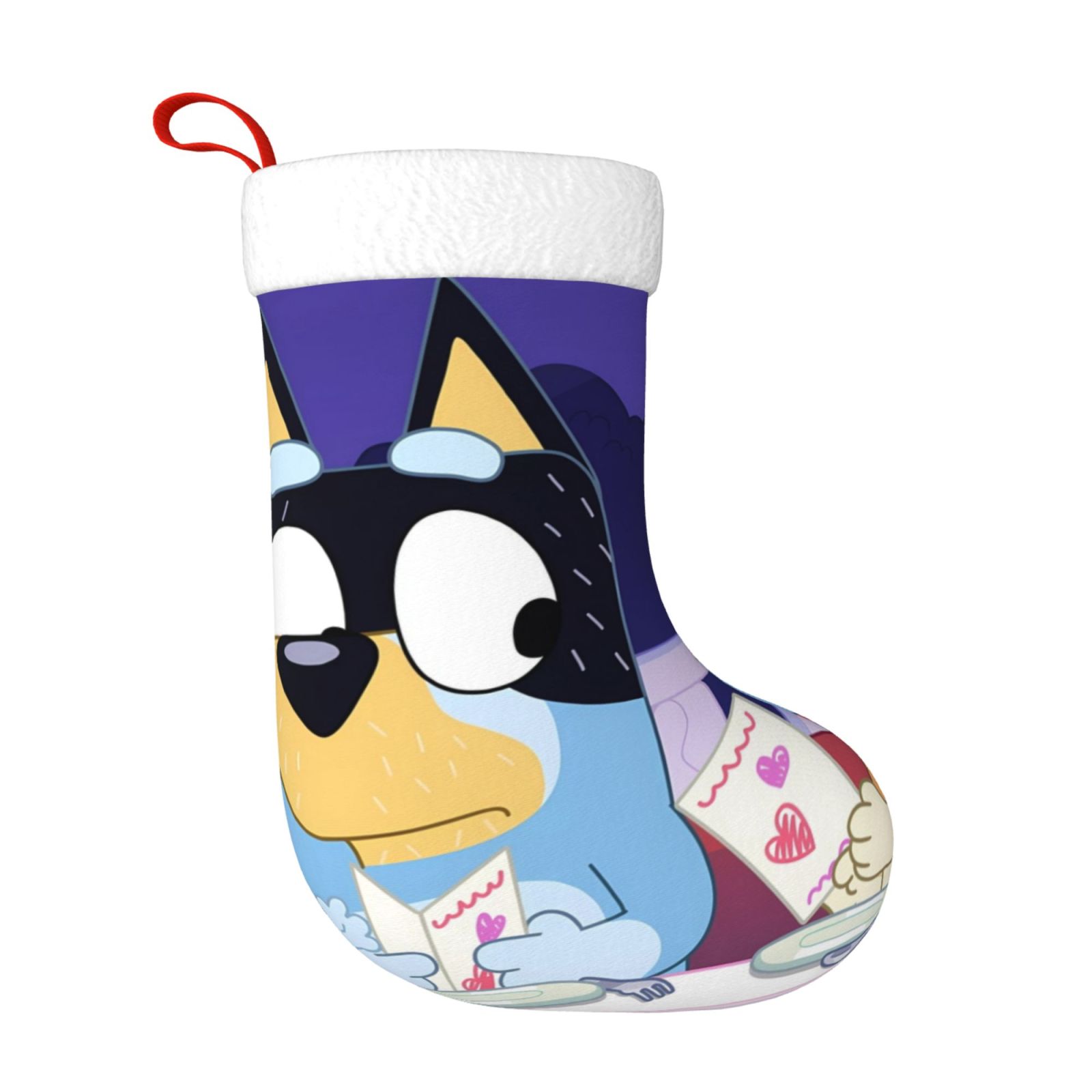 Nelaau Bluey for Christmas Decorative Stockings, 11x17.7 inches Indoor ...