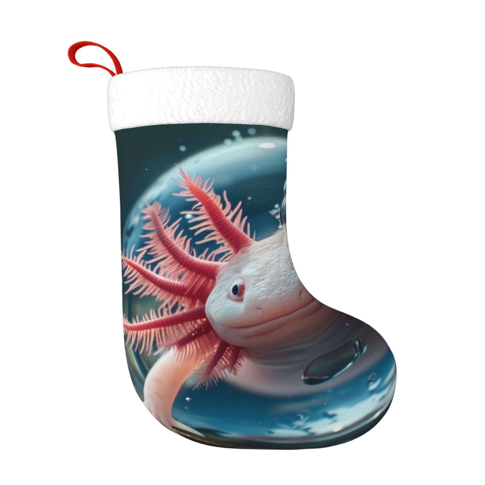 Nelaau Bubbles Axolotl Fantasy for Christmas Decorative Stockings ...