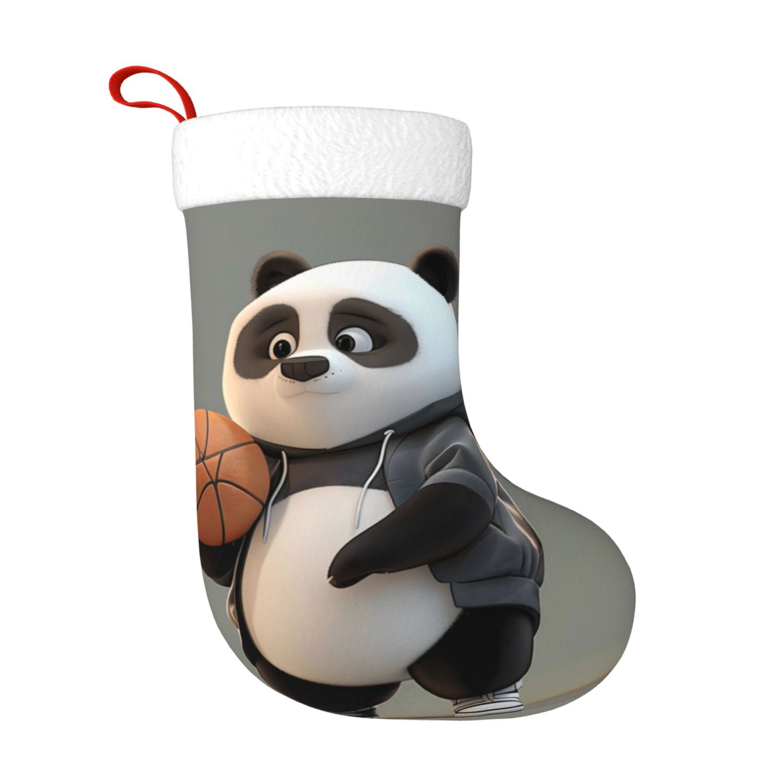 Nelaau Cartoon Pandas Basketball for Christmas Decorative Stockings ...