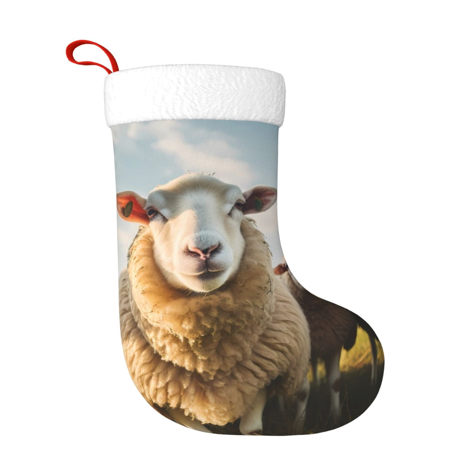 Nelaau Cute Prairie Sheep Herd for Christmas Decorative Stockings ...
