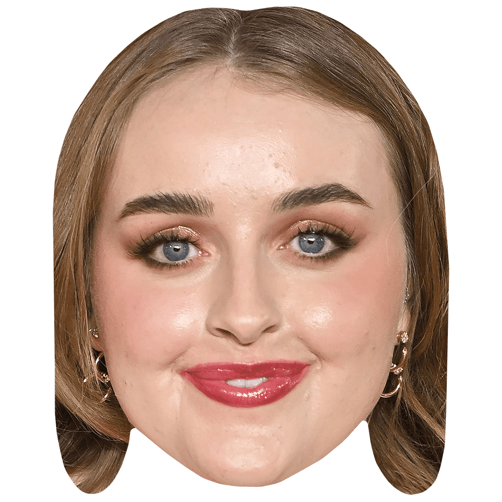 Nell Mescal (Smile) Celebrity Mask, Flat Card Face, Fancy Dress Mask ...