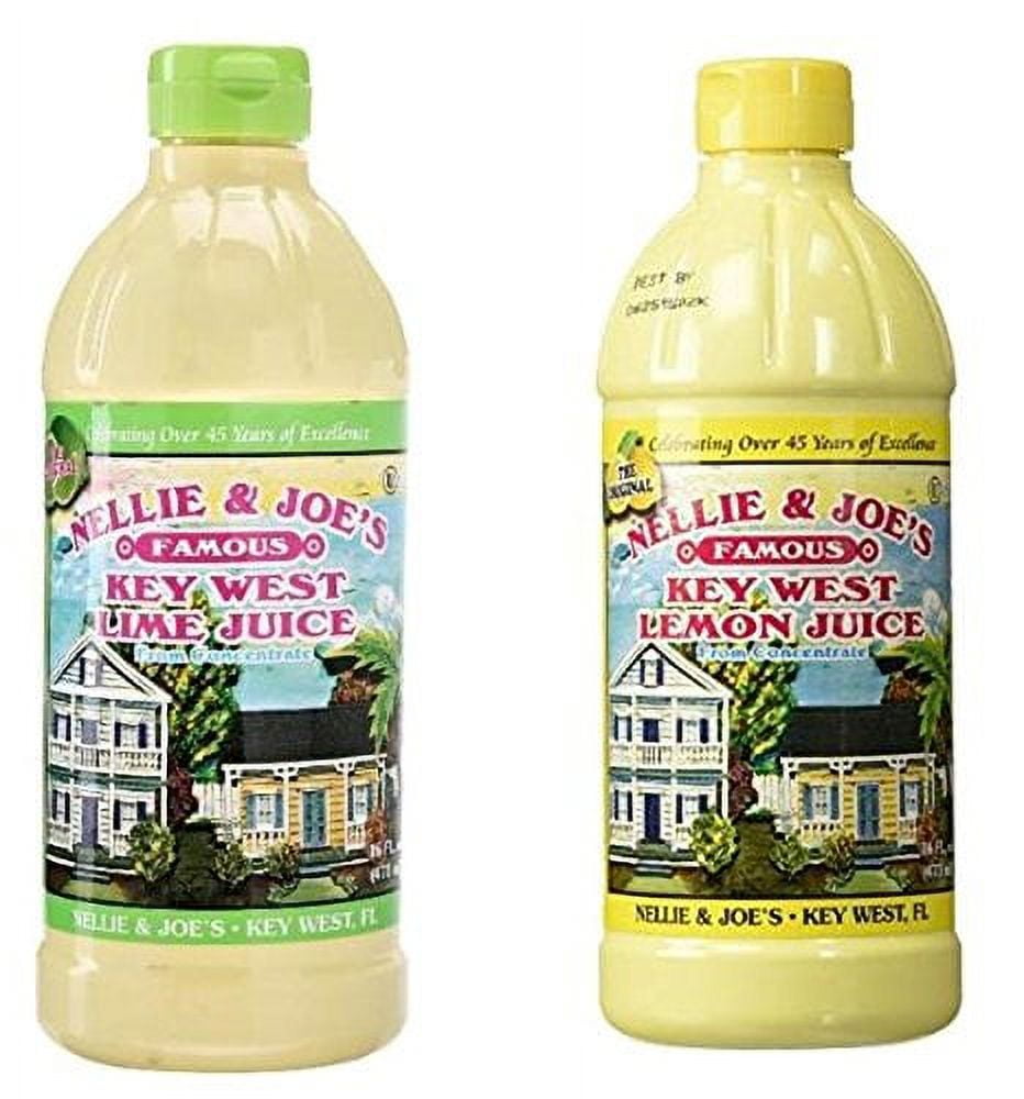 Nellie & Joes Famous Key West Lemon & Lime Juice 16oz TWIN PACK ...