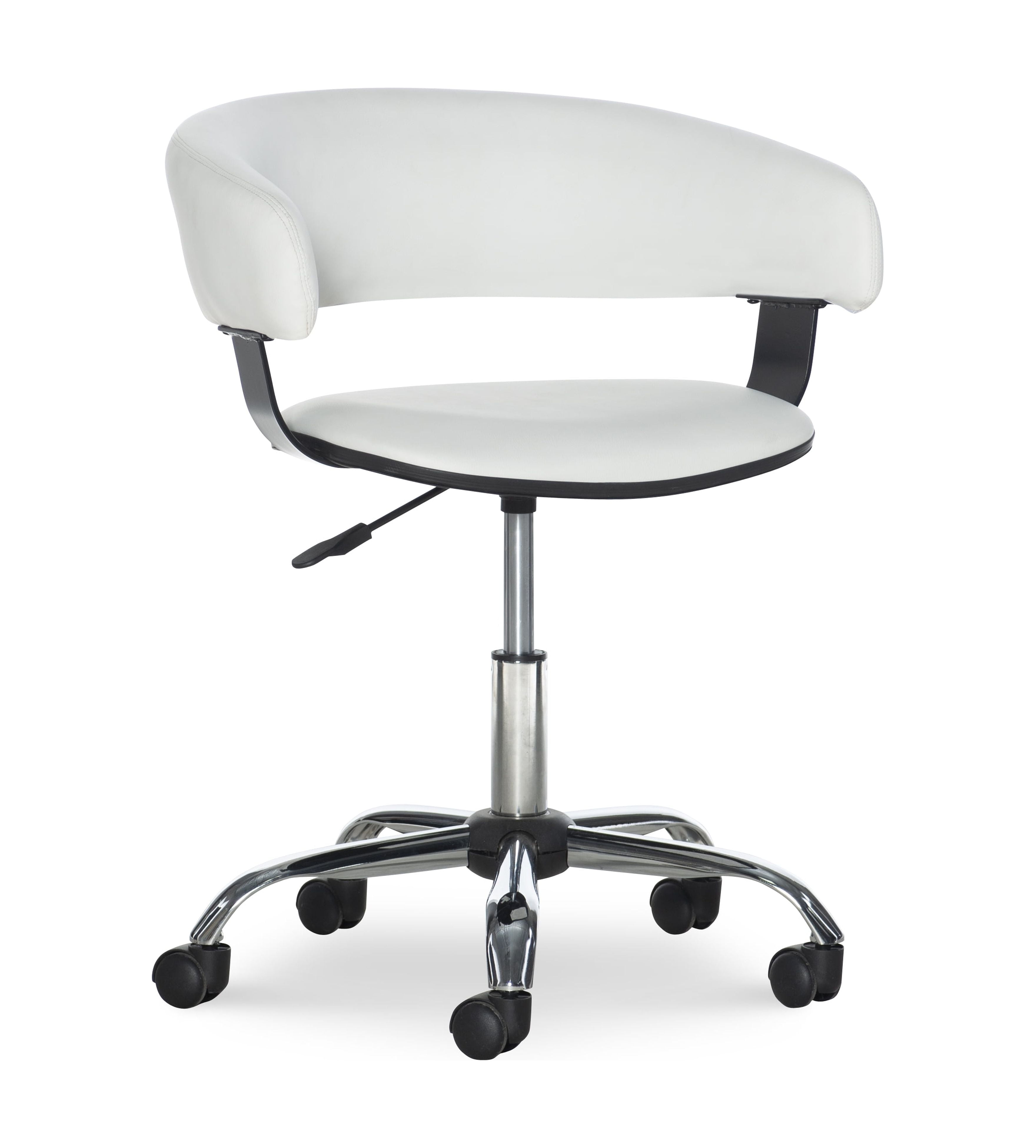 Nellie Low-Back Desk Chair with Adjustable Height and Castors, 225 lbs ...