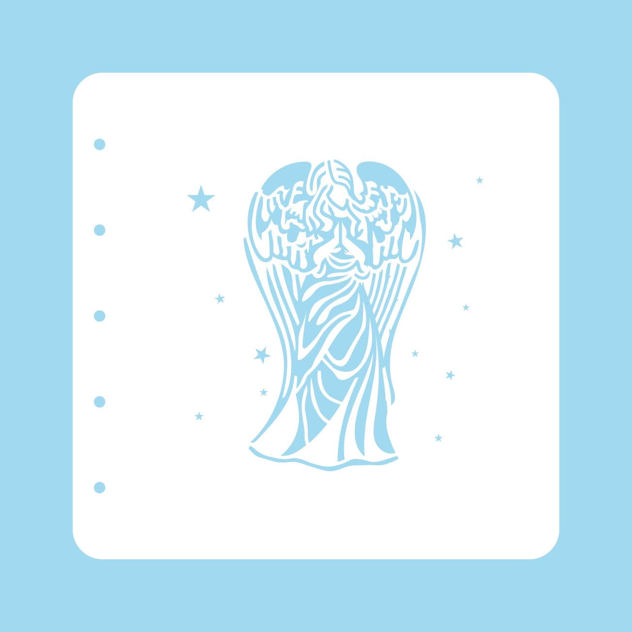 Nellie's Choice Stencil A6 For Magnetic Colour Set Christmas Time Angel ...