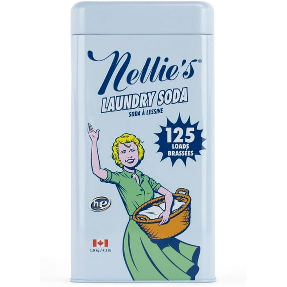 Nellie’s Laundry Soda 125 Load – Only on – Powder Detergent with 4 ...