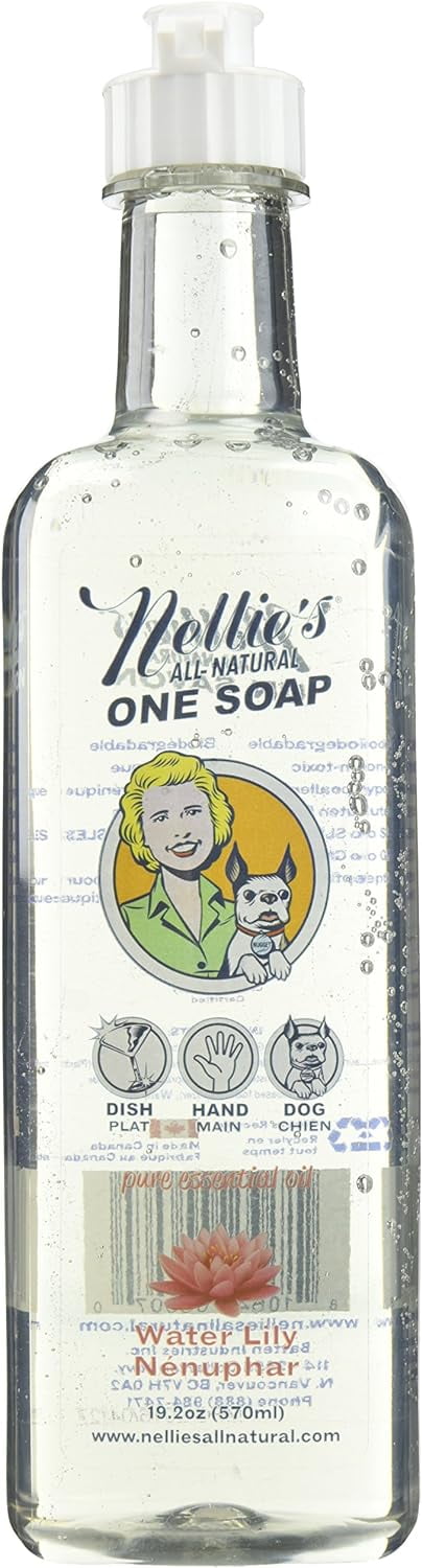 Nellie's One Soap for Dishes Hands and Dogs Water Lily - 19.2 fl oz ...