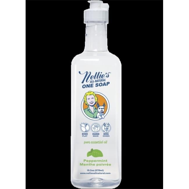 Nellie's One Soap , Liquid Multi-Purpose Dish Soap, 19.2 Fluid Ounce ...