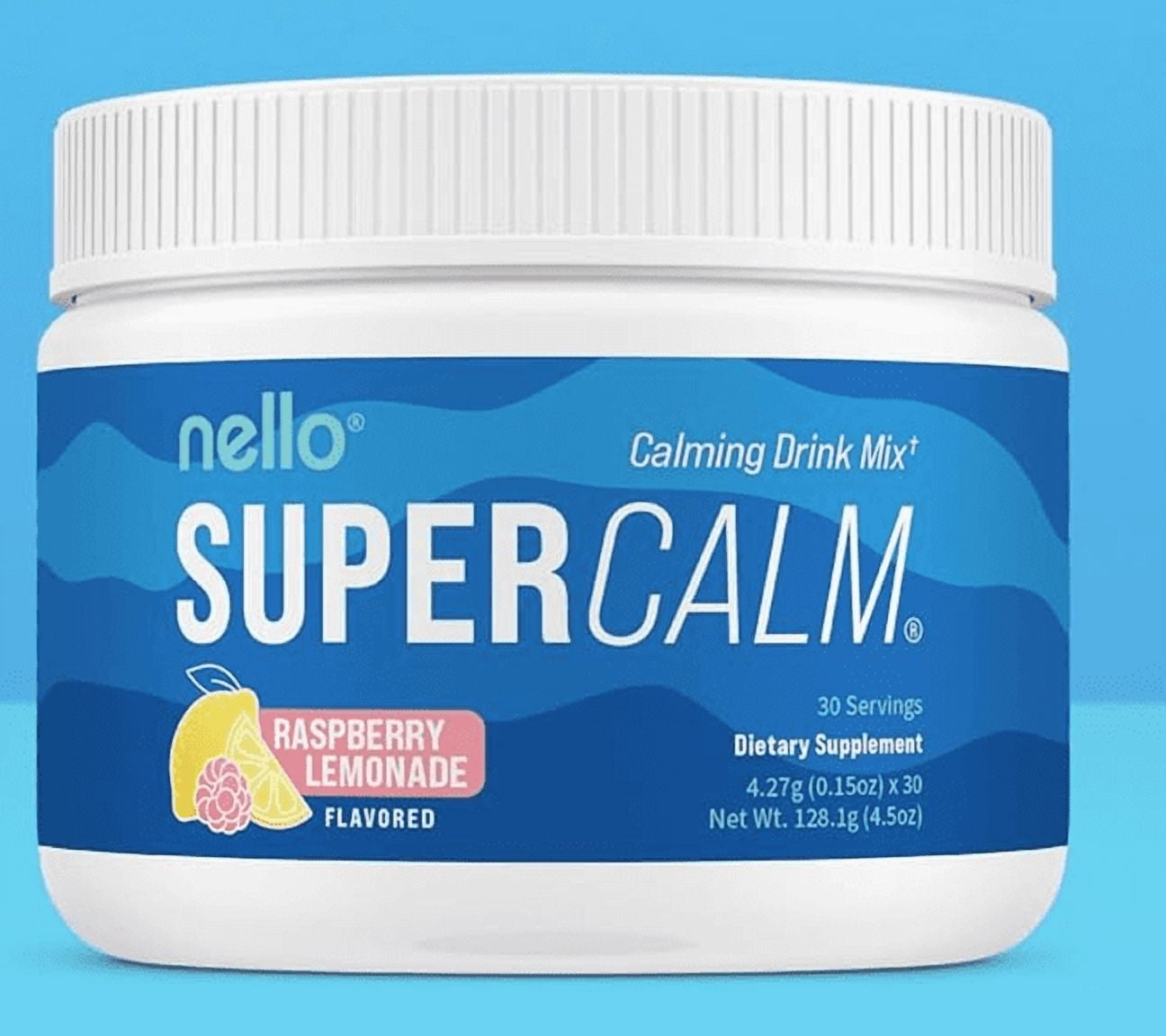 Nello SUPERCALM Raspberry Lemon Flavor - 135g Ideal for Snacking Any ...