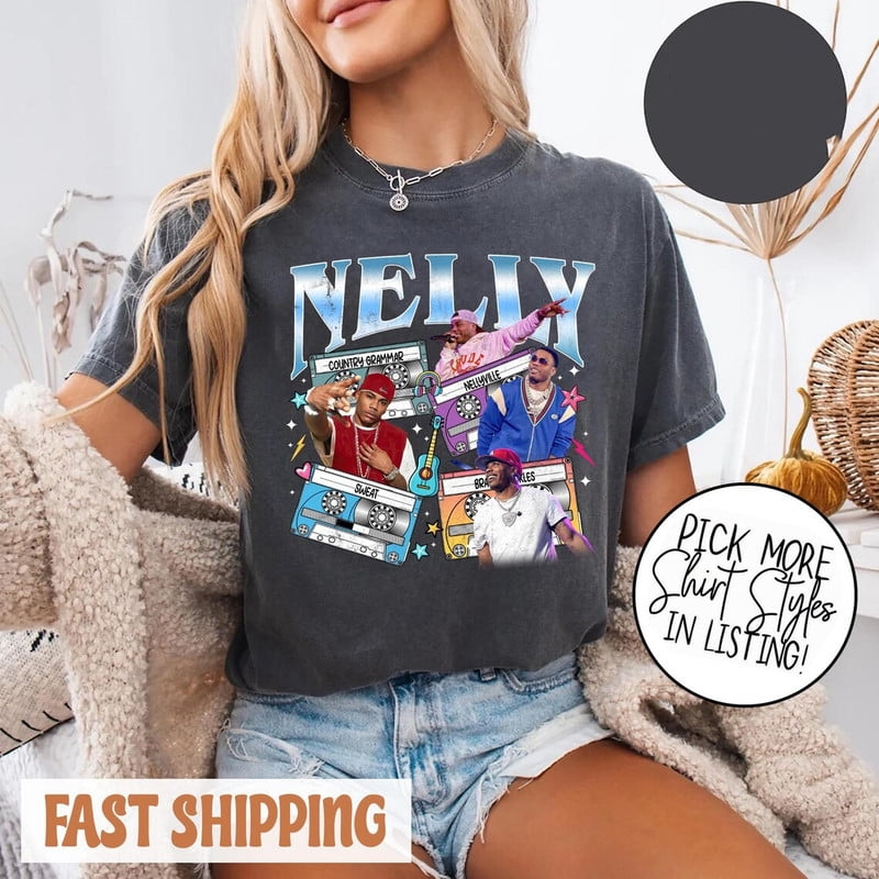 Nelly Cassette Tapes Shirt, Retro Nelly Rapper Tee, Where The Party At ...