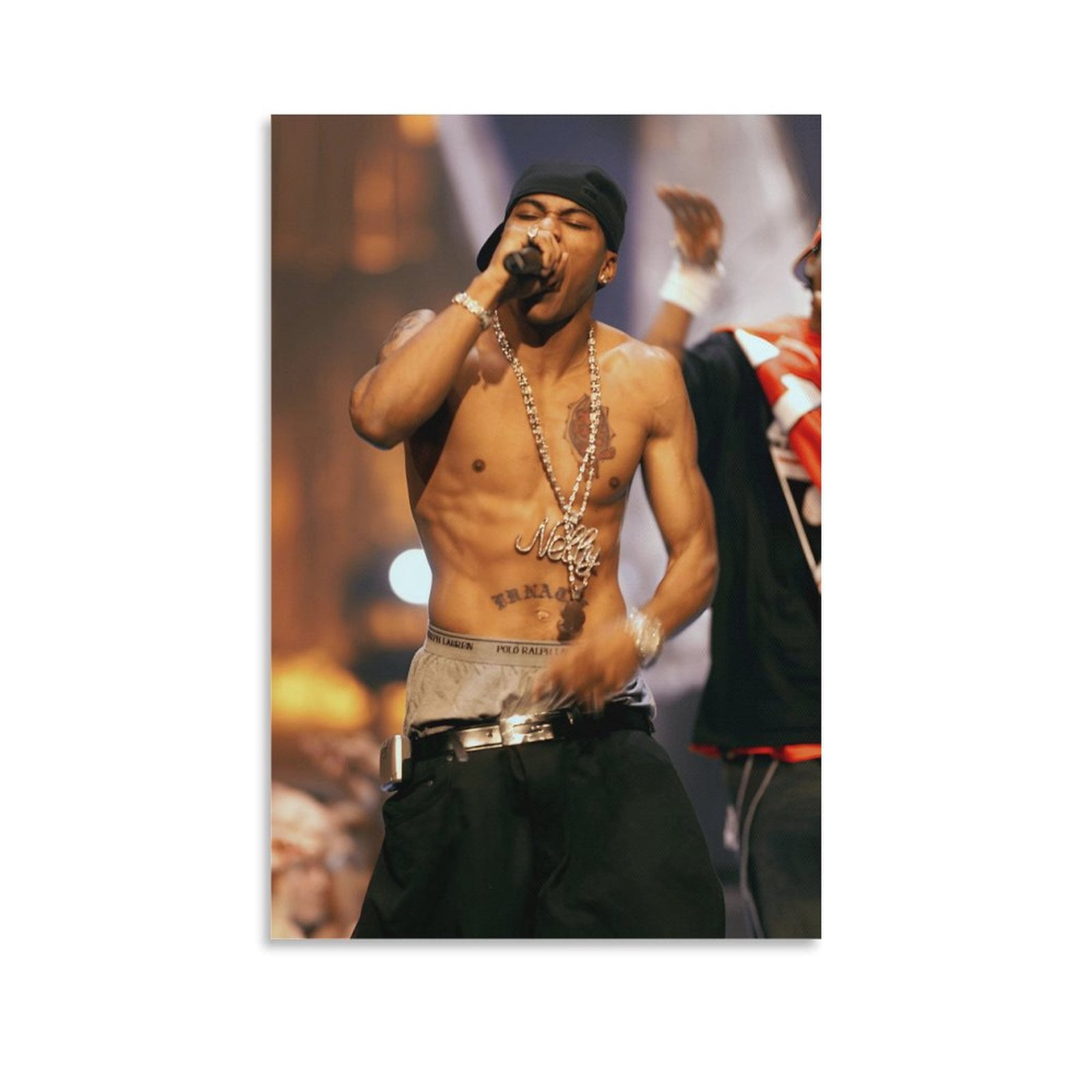 Nelly Performer Rapper Art Poster Print Photo Art Painting Canvas ...