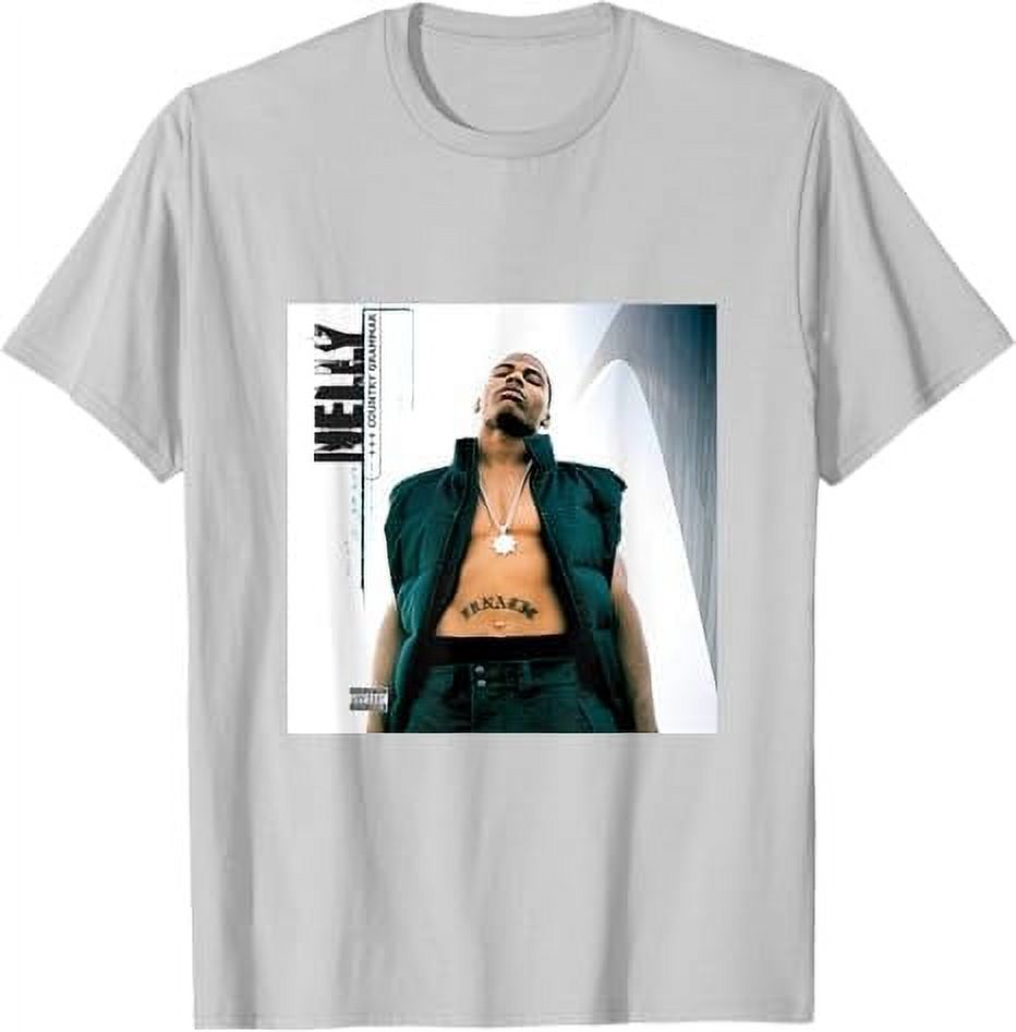 Nelly's Country Grammar Album Cover Derrty Entertainment T-Shirt ...