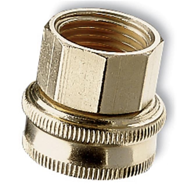 Nelson 3/4 in. Brass Threaded Double Female Hose to Pipe Fitting ...