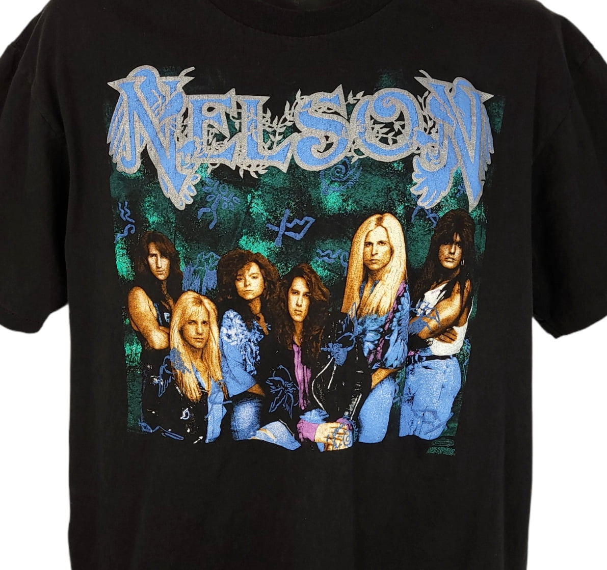 Nelson Band T Shirt Vintage 90s 1991 After The Rain Tour Black All Size ...