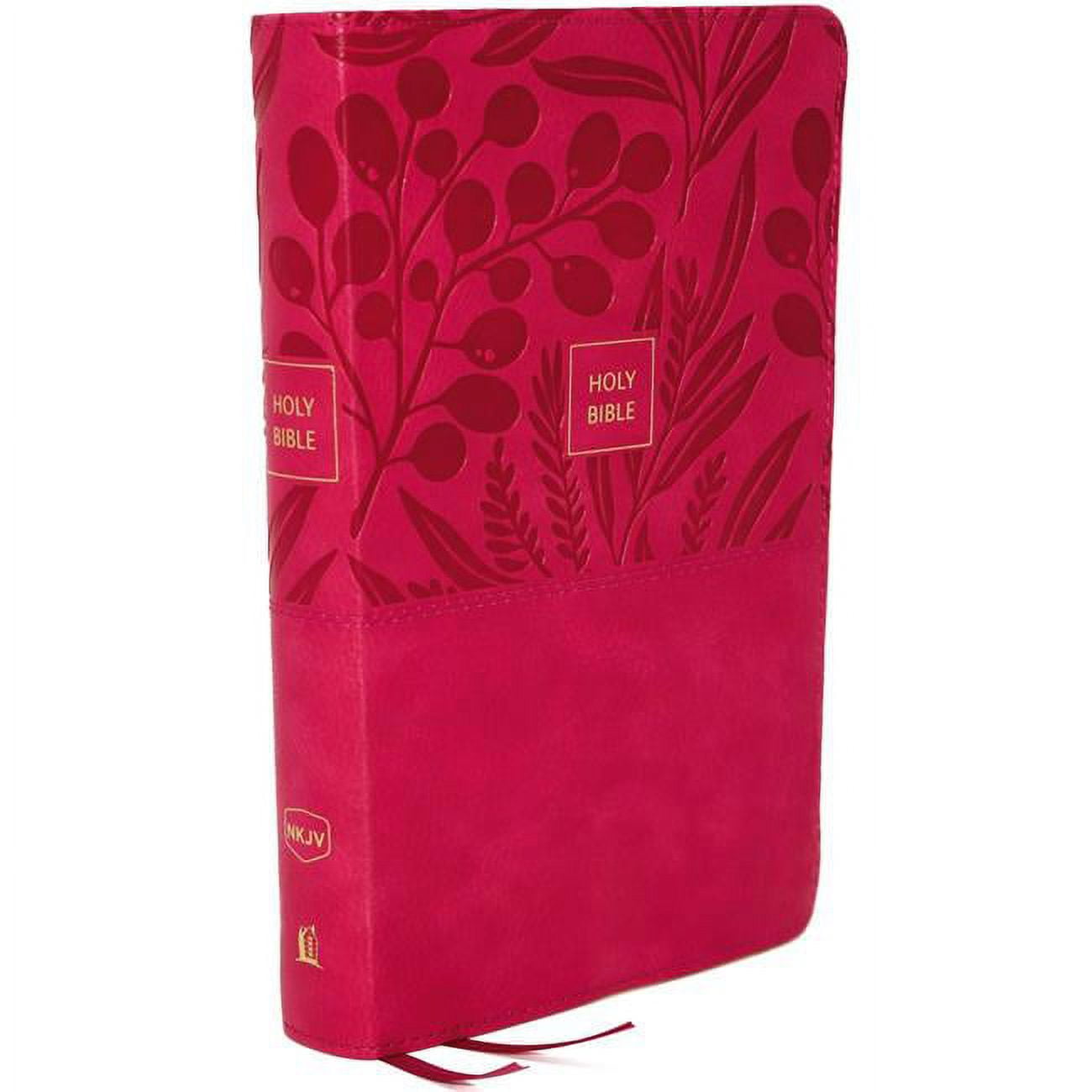 Nelson Bibles 150203 NKJV Compact Large Print Reference Bible, Pink ...