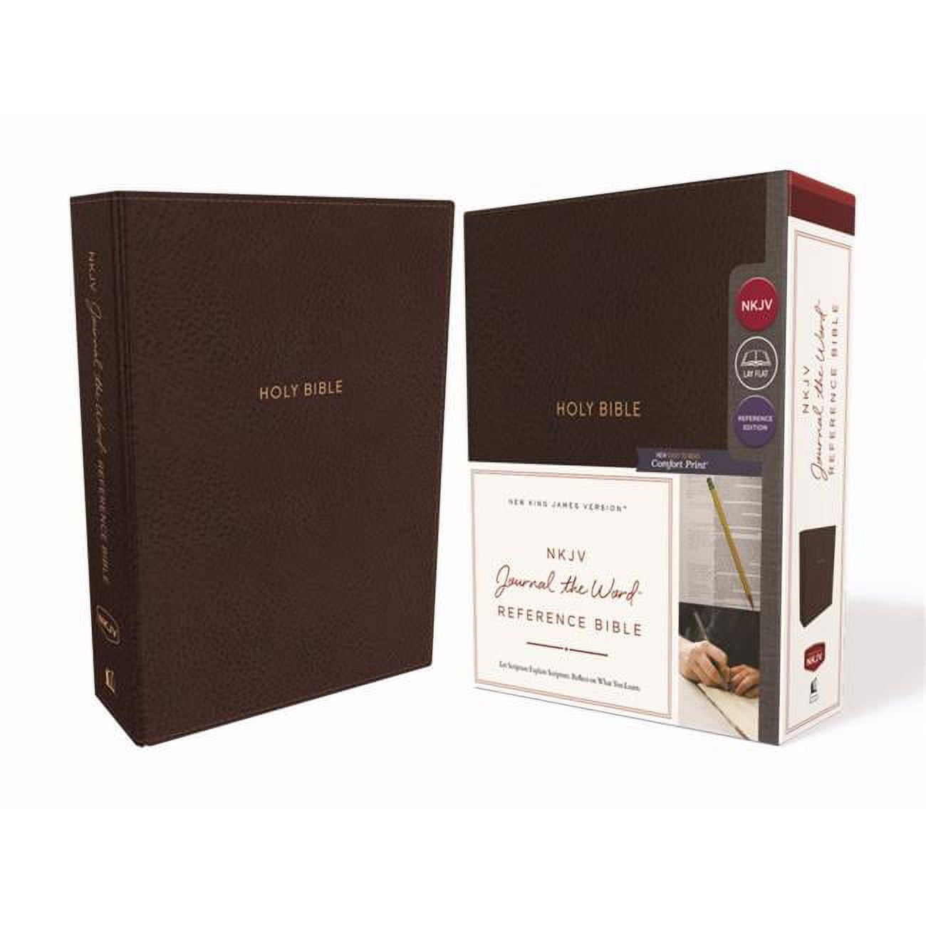 Nelson Bibles NKJV Journal the Word Reference Bible - Comfort Print ...