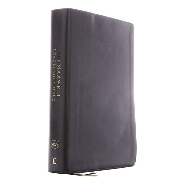 Nelson Bibles NKJV Maxwell Leadership Bible, Black Leathersoft ...