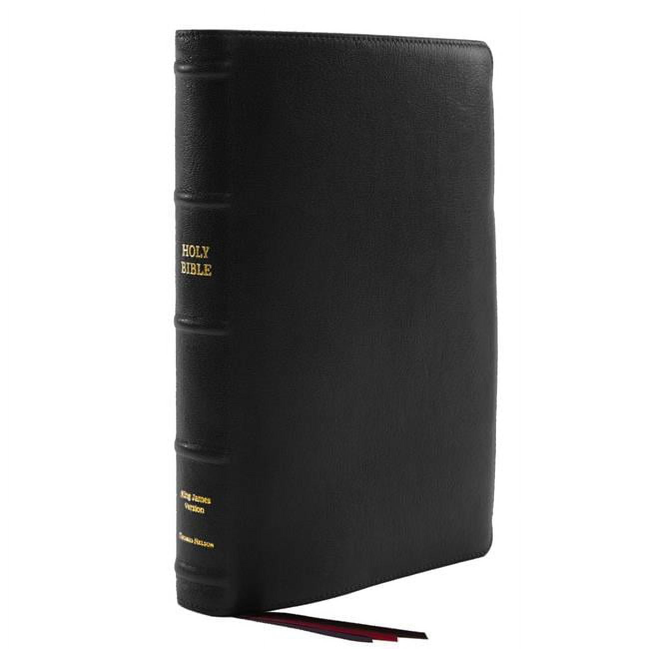 Nelson Bibles 262120 Premium Goatskin Leather KJV Giant - Print ...