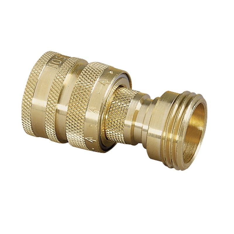 Nelson Brass Male and Female Quick Connector 2pc Set - Walmart.com
