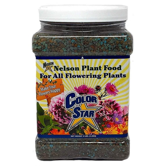Nelson Plant Food ColorStar Bloom Fertilizer, 19-13-6 Nitrogen, 4lb for ...