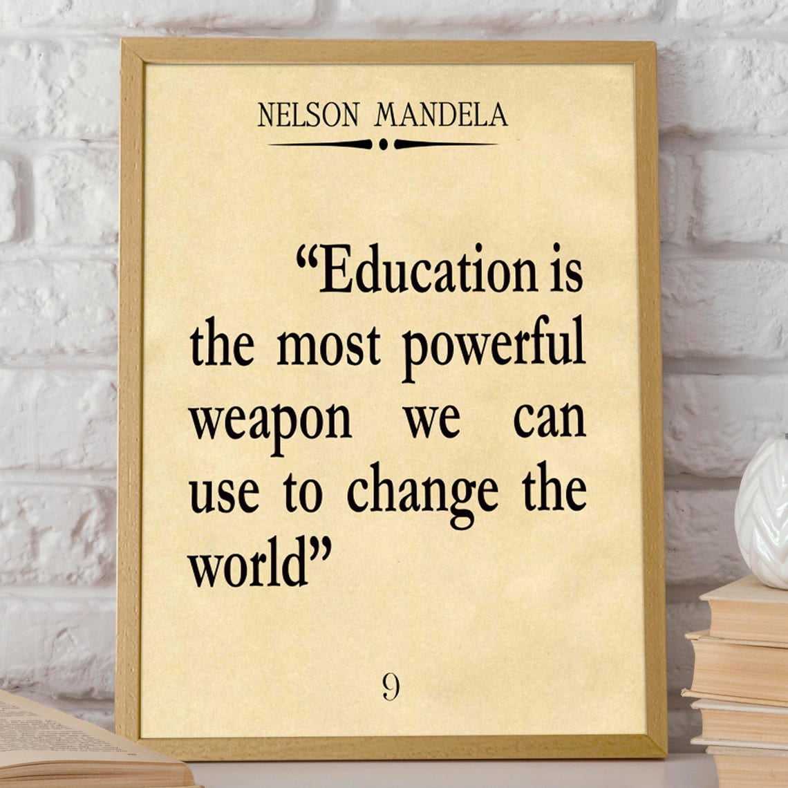 Nelson Mandela Quote Education Quote Classroom Quote Classroom Poster ...