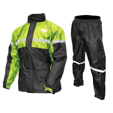 Joe Rocket 'Survivor' Mens Black/Hi-Visibility Yellow Textile Riding ...