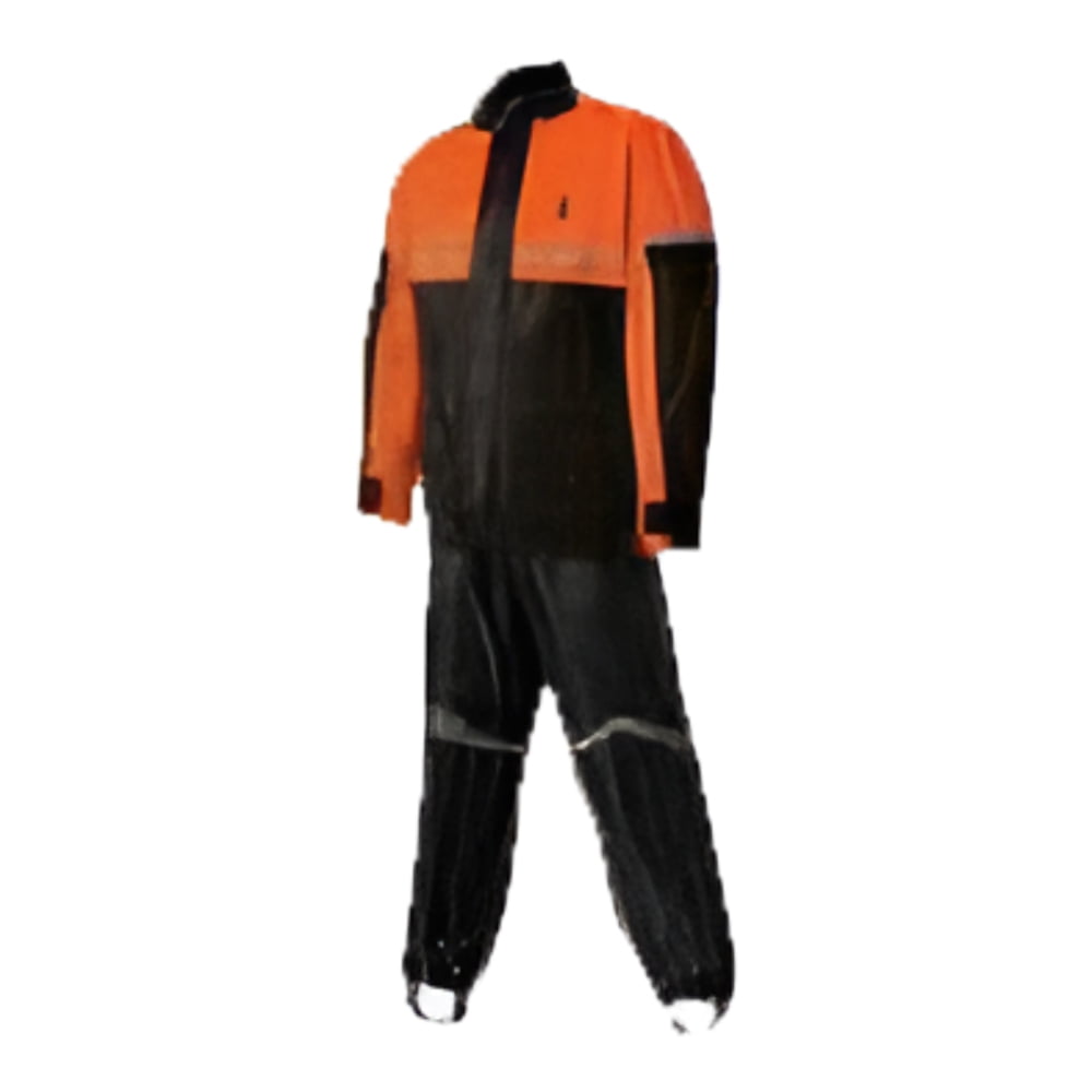 Nelson-Rigg SR-6000 Stormrider 2-Piece Rain Suit Orange LG - Walmart.com