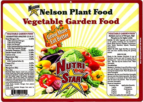 Nelson - All Vegetable Garden Plant Food, Granular Fertilizer, Multi ...