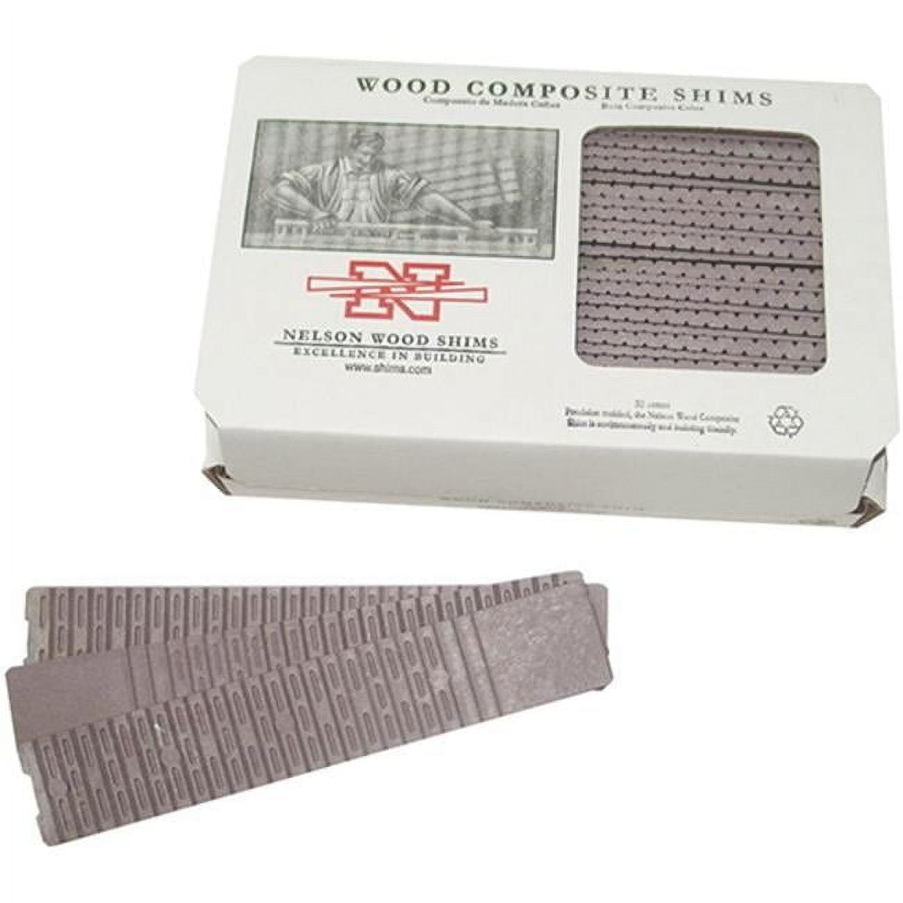 Nelson Wood Shims NW32 COMPOSITE 7.5 in. Composit Shims, 32 Count ...
