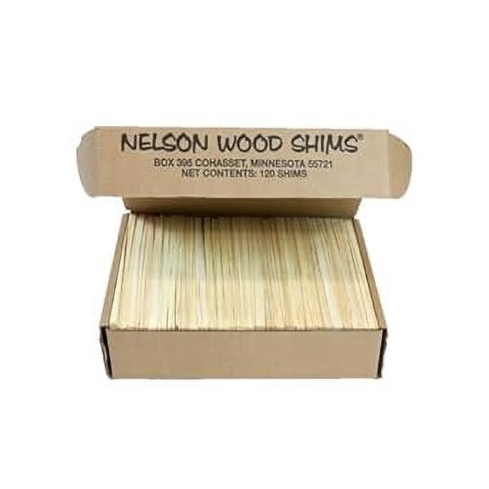 Nelson Wood Shims - Pro Pack, 8-Inch Wood Shims, 120-Pack - Walmart.com