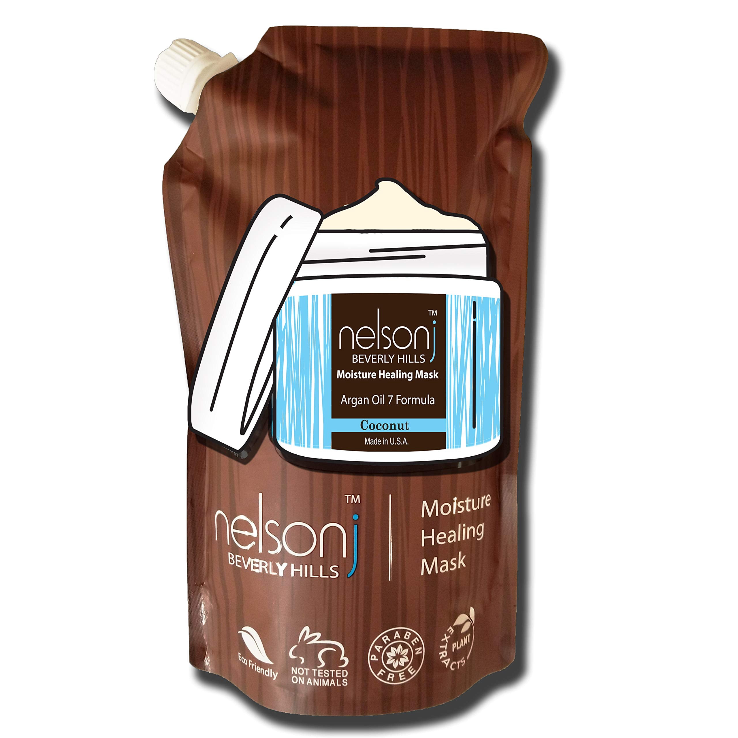 Nelson j Beverly Hills Moisture Healing Mask - 24oz C80 - Walmart.com