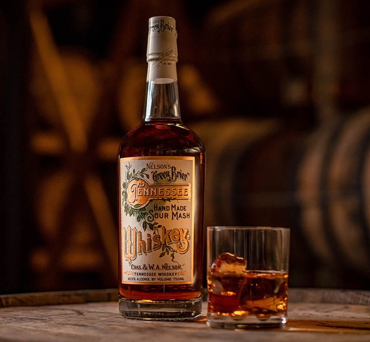 Nelson's Green Brier Tennessee Whiskey Hand Made Sour Mash Whiskey, 750 ...